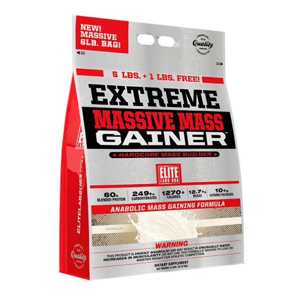 Sữa tăng cân Extreme Massive Mass Gainer 2.72kg 3 mùi
